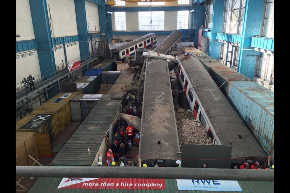 European disaster exercise simulates Underground station collapse ...